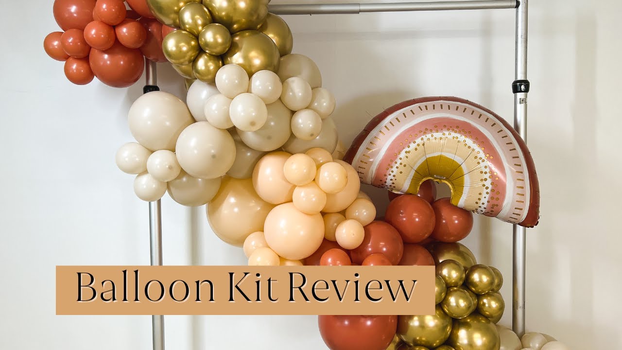 Balloon Kit Review | Boho Rustic Balloon by Ellie's Party Supply - YouTube
