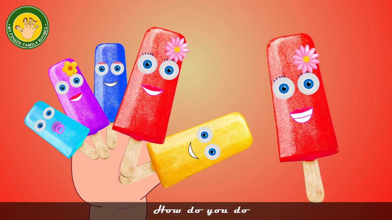 Ice Cream Finger Family Finger Family Songs Color Ice Cream Finger ...