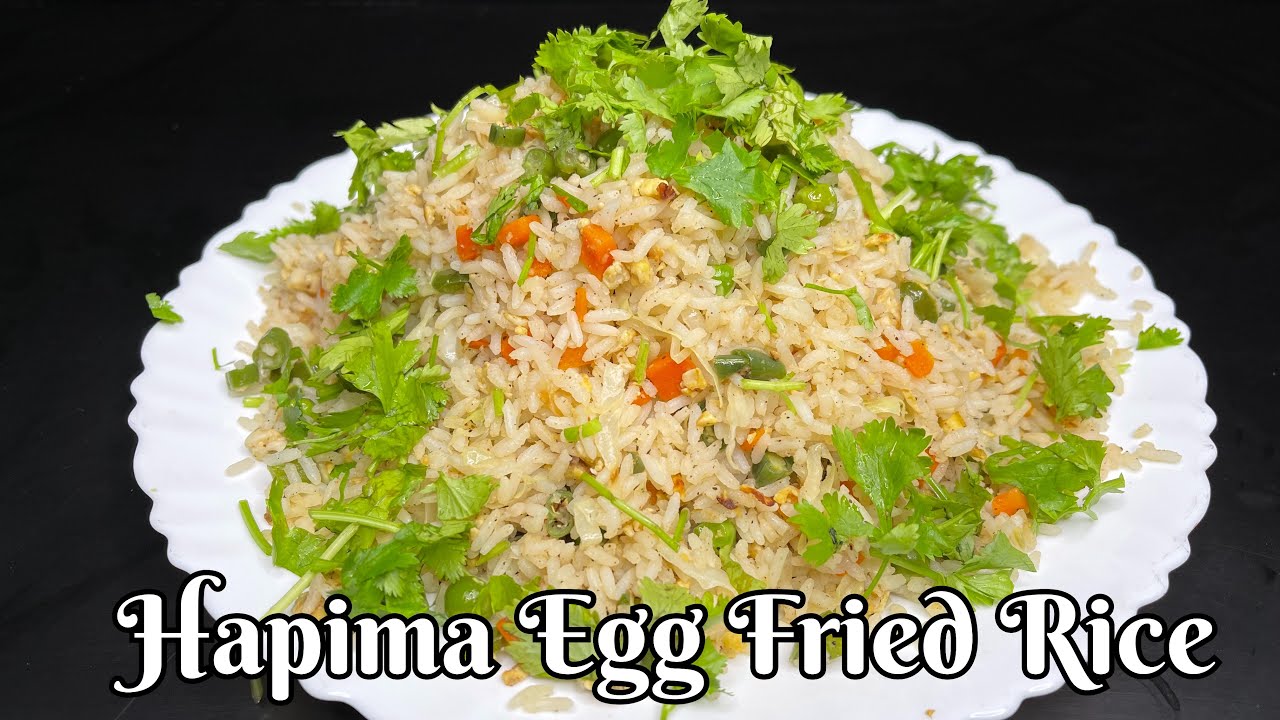 Hapima Egg Fried Rice Easy Method | How to Make Egg Fried Rice in Tamil ...