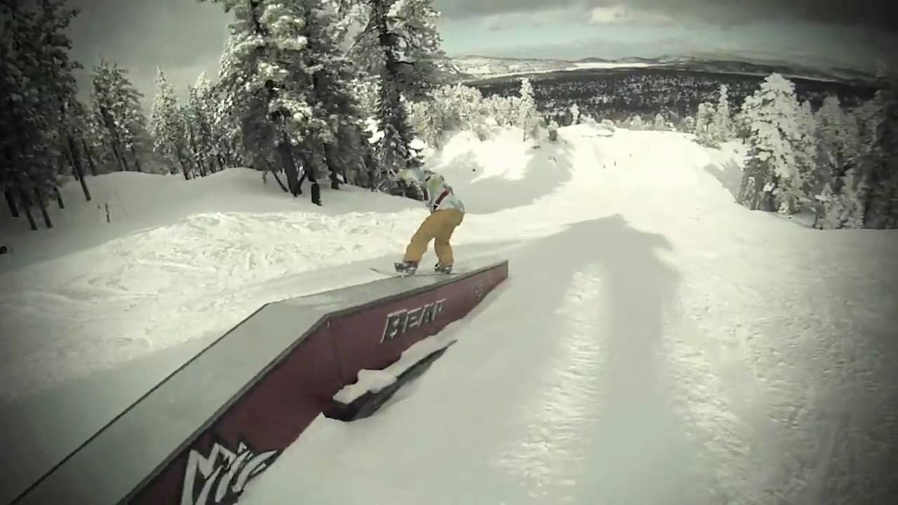 GoPro HD Powder Snowboarding at Bear Mountain - YouTube