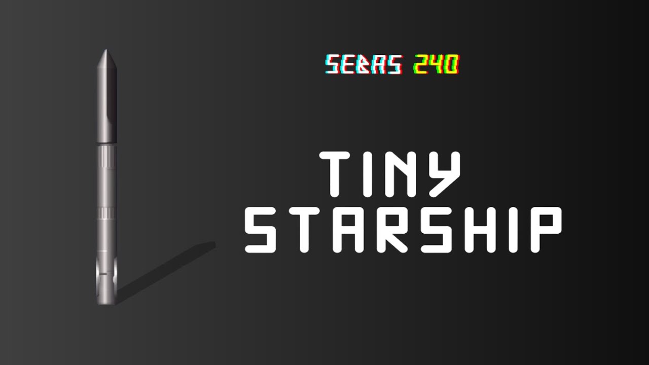Tiny Starship sent to the moon SFS 1.5.9.10.3! | SFS Tiny Starship ...