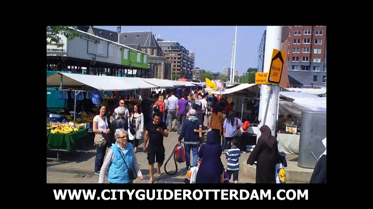 Binnerotte markt in Rotterdam - Rotterdam market - YouTube