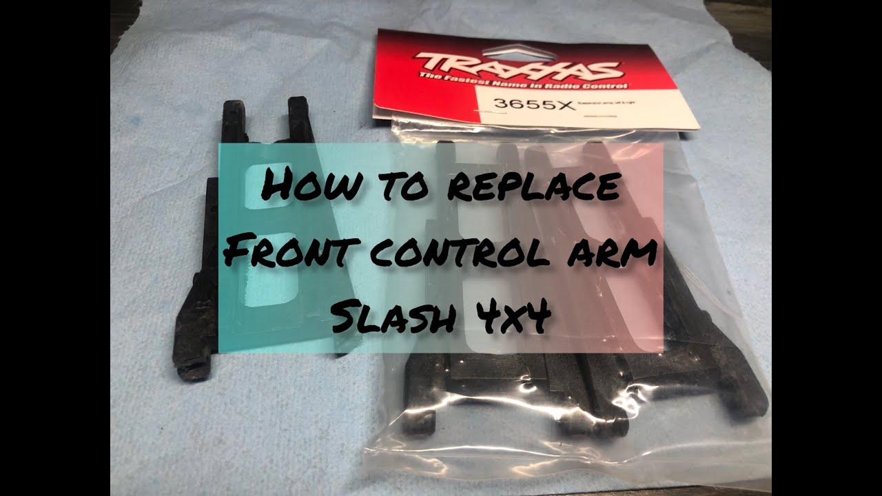 How to Replace Front Control Arm Slash 4x4 - YouTube