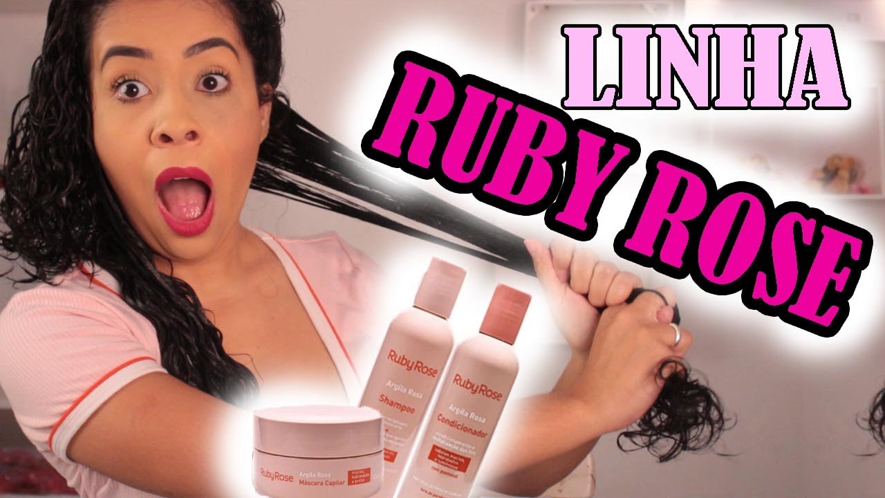 LINHA RUBY ROSE PARA CABELOS | É BOM ? - YouTube