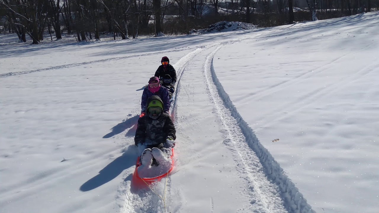 ATV snow day 2019 Christmas vacation - YouTube