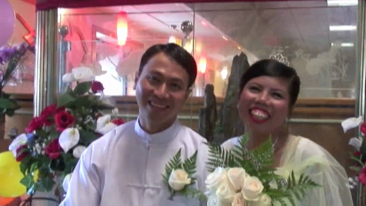 Min Min Tun and Ma Thida Win Wedding USA - YouTube