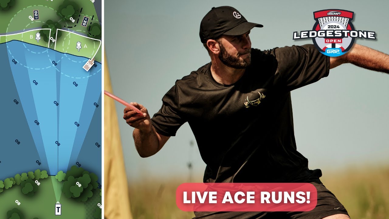 Epic Disc Golf Drives on Hole 17 at LAKE EUREKA || 2024 Ledgestone Open ...