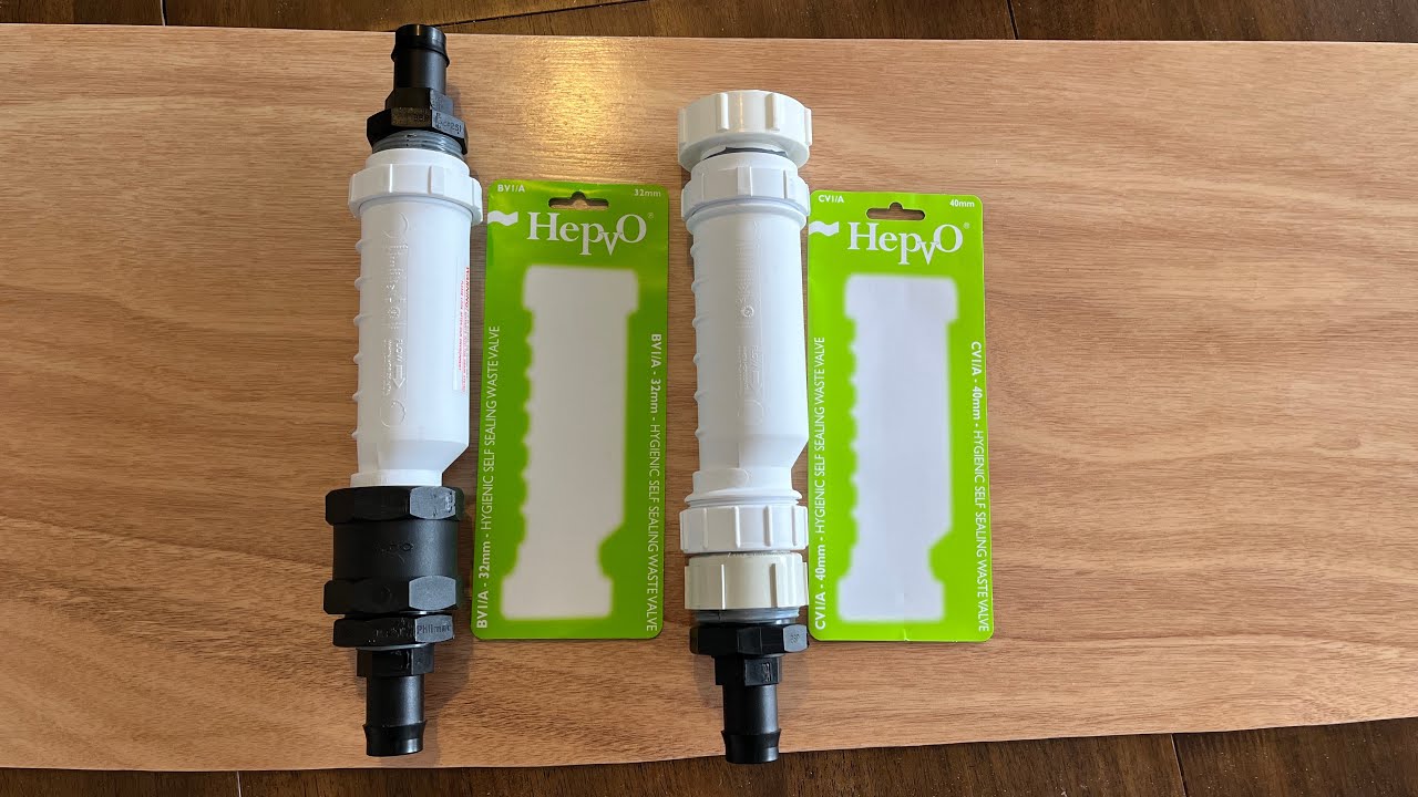 Hepvo valve 32mm and 40mm right fitting explanation. - YouTube