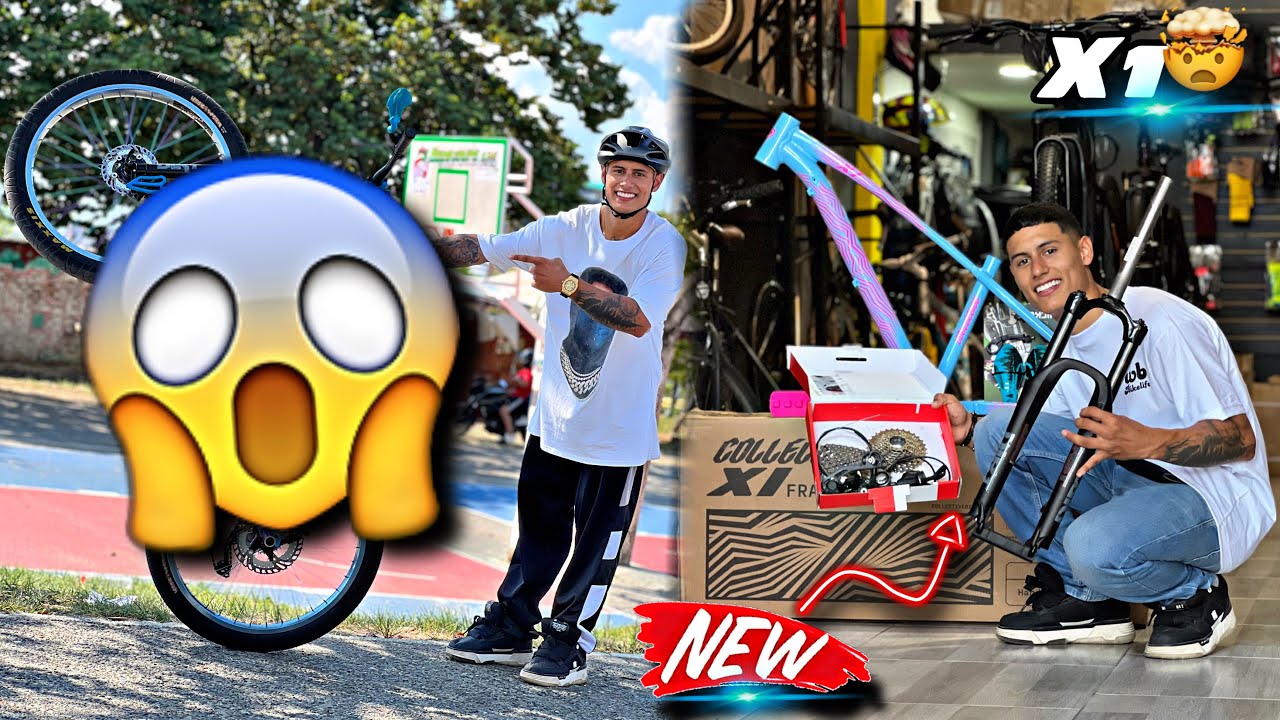 Esta es mi nueva bicicleta (collective bikes x1)🇬🇧🔥quedo mejor que el ...