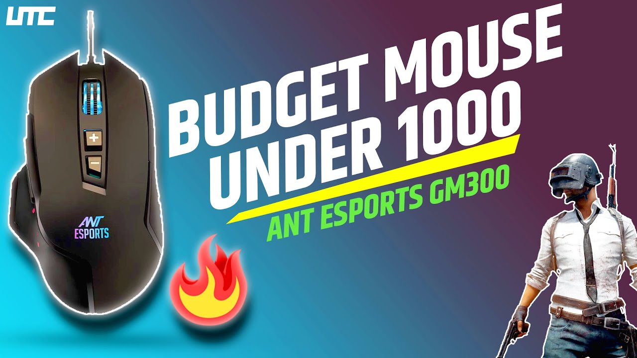 Budget Gaming Mouse Under 1000 | Unboxing & Review ANT ESPORTS GM300 ...