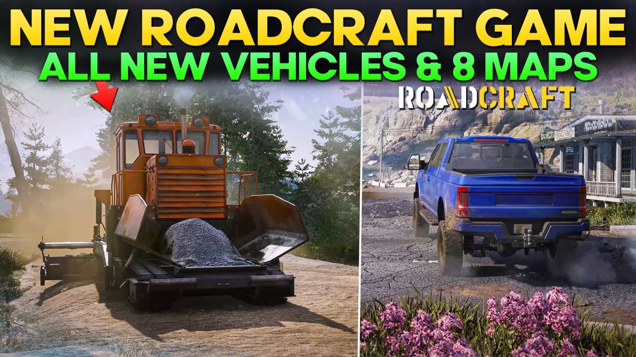 All New Vehicles and 8 Maps in RoadCraft You Need to Know - YouTube