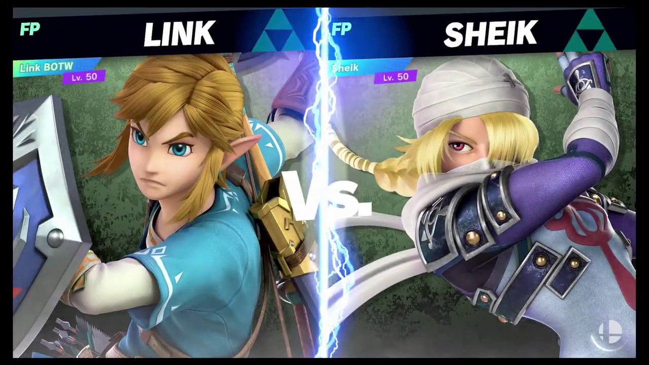Super Smash Bros Ultimate Amiibo Fights Request #5220 Link vs Sheik ...