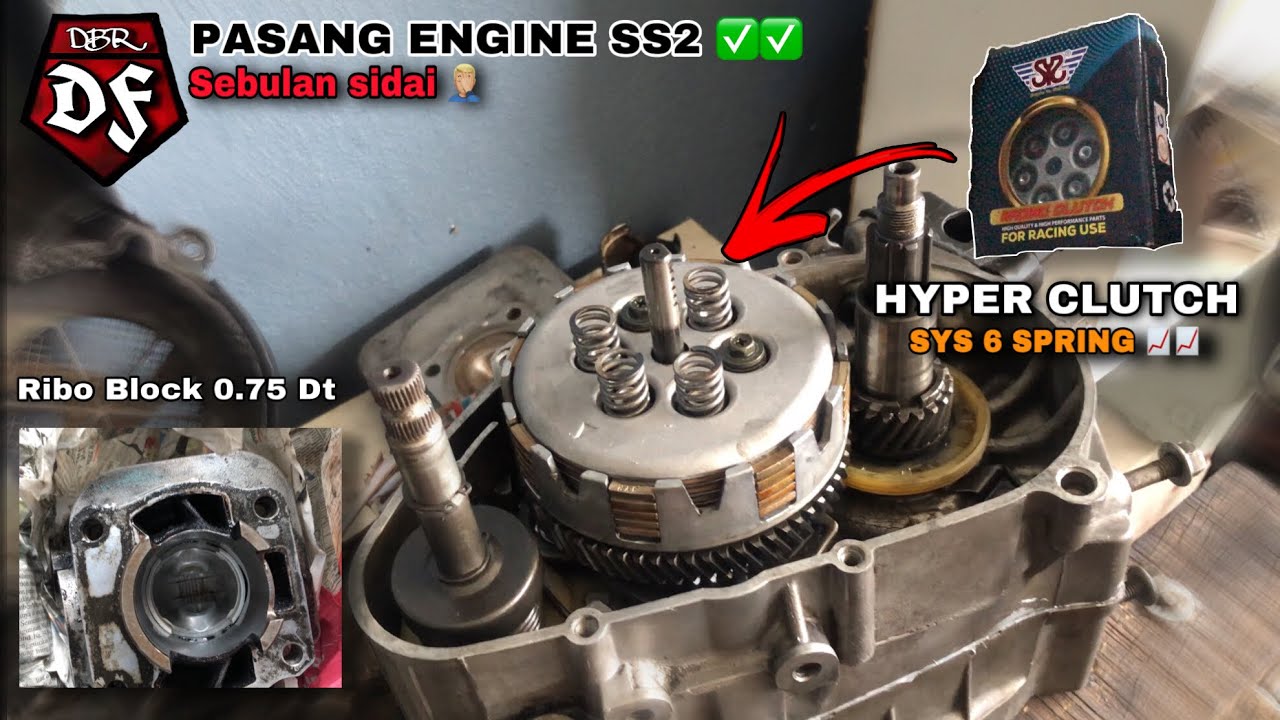 FiNALPROJECT SS2 | AKHiRNYA SiAP PASANG ENGiNE | SARUNG HYPER CLUTCH ...