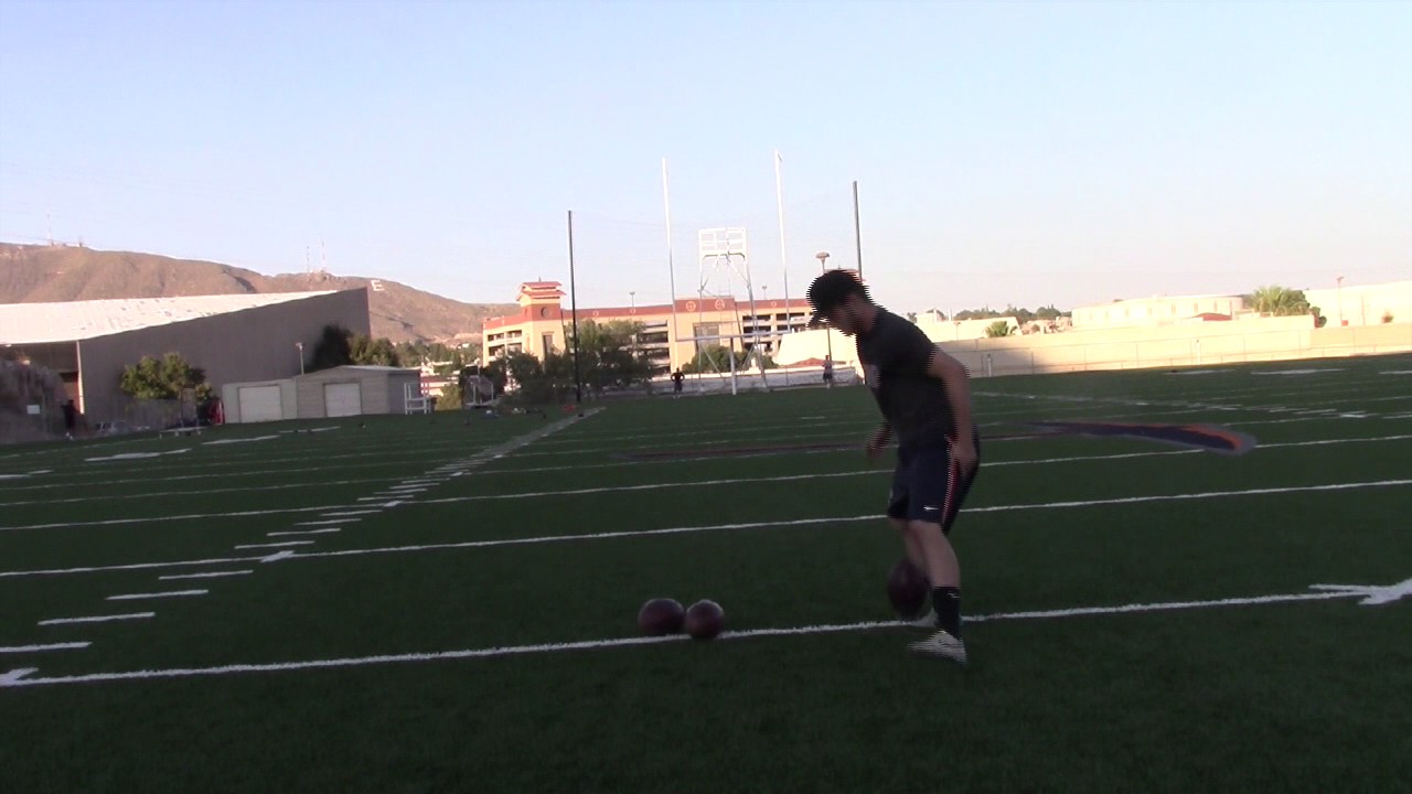 2017 NFL Free Agent Kicker, Jay Mattox, Running Kickoffs (5) - YouTube