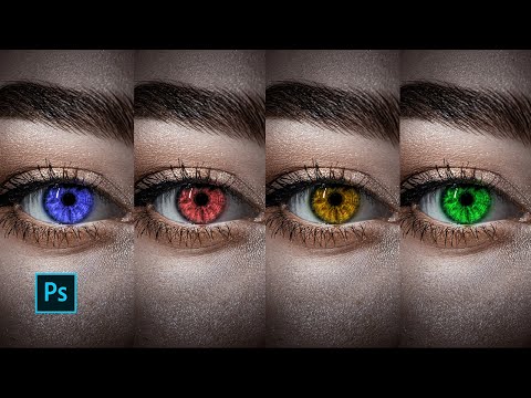 How to change color of the Eye easy and fast in Photoshop || Photoshop ...