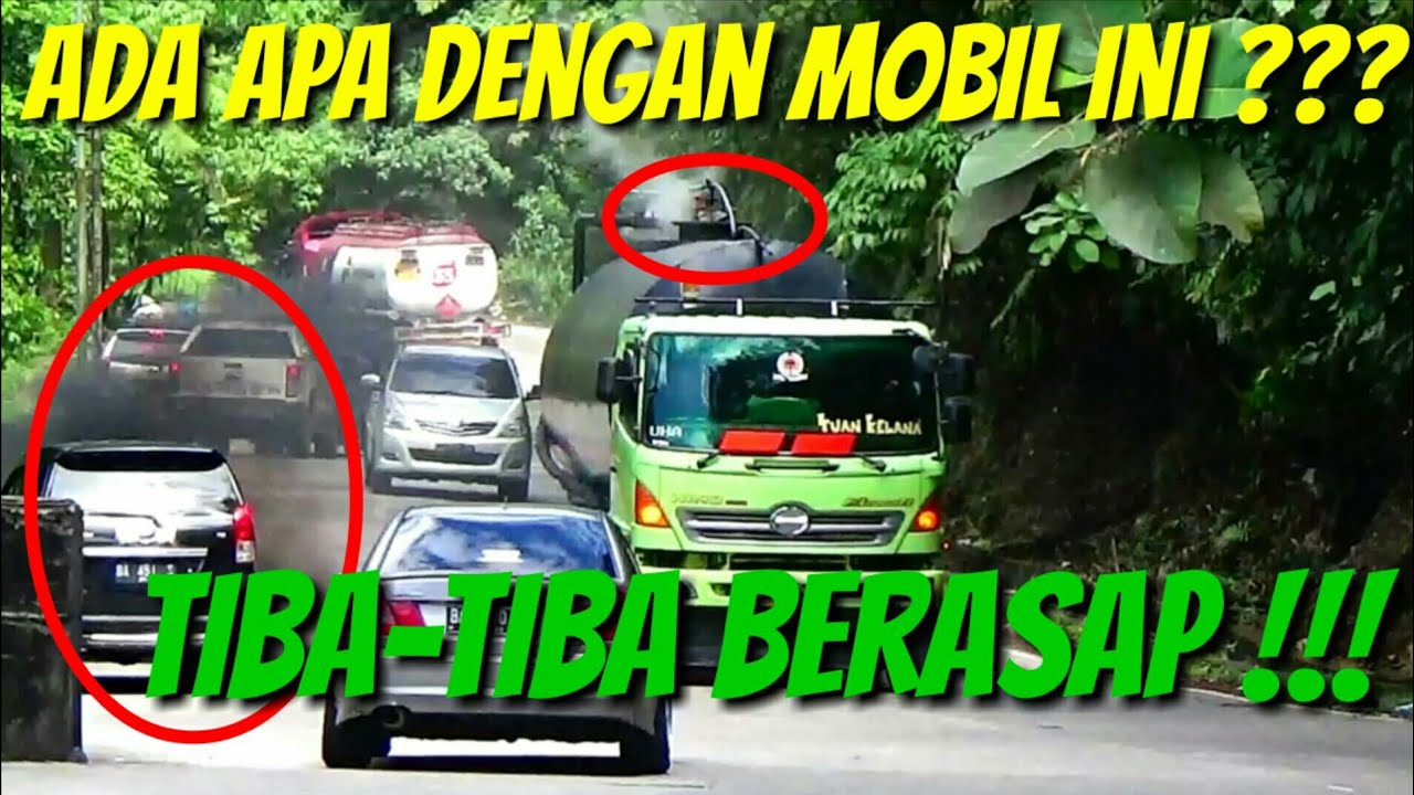 Mobil Berasap Di Sitinjau Lauik ??? - YouTube