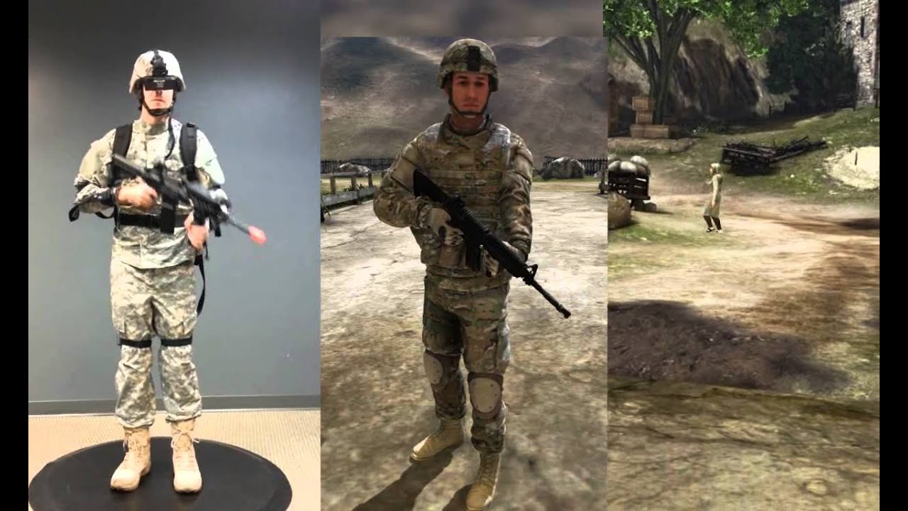 Realtime Motion Capture : Aiming a Simulated Weapon - YouTube