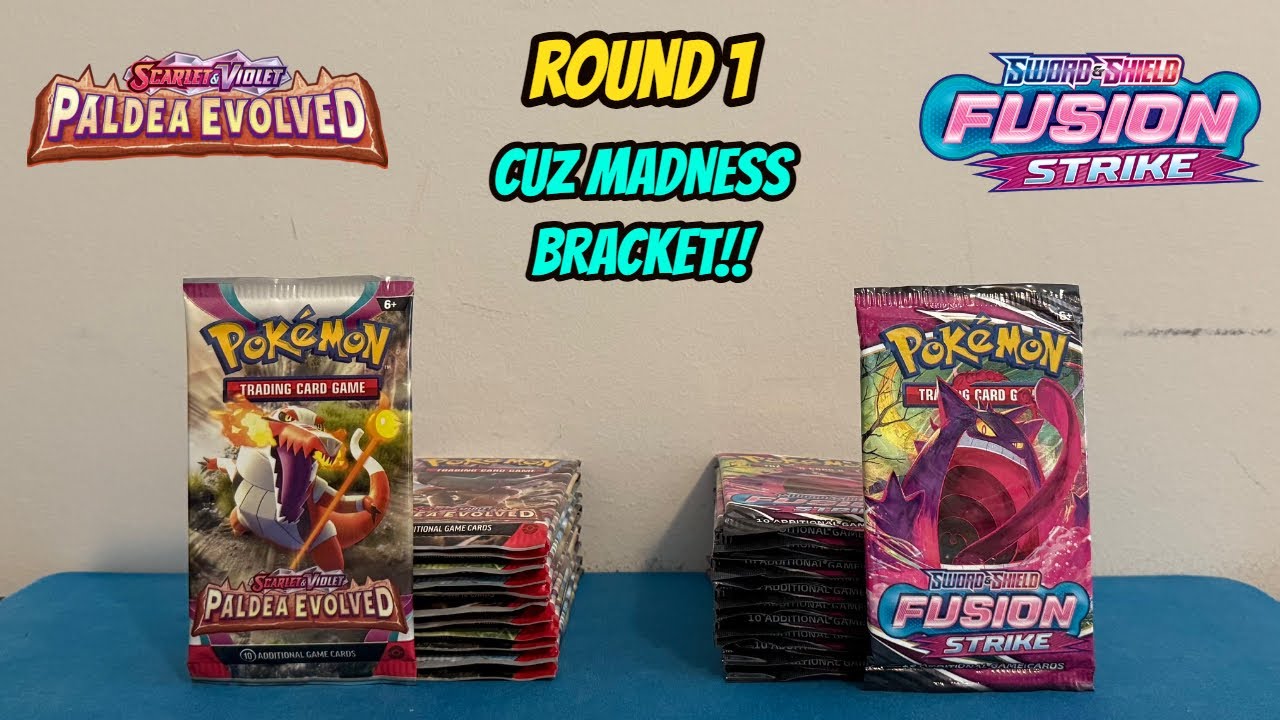 CUZ MADNESS BRACKET 2025 - ROUND 1 - 7) Paldea Evolved vs. 10) Fusion ...