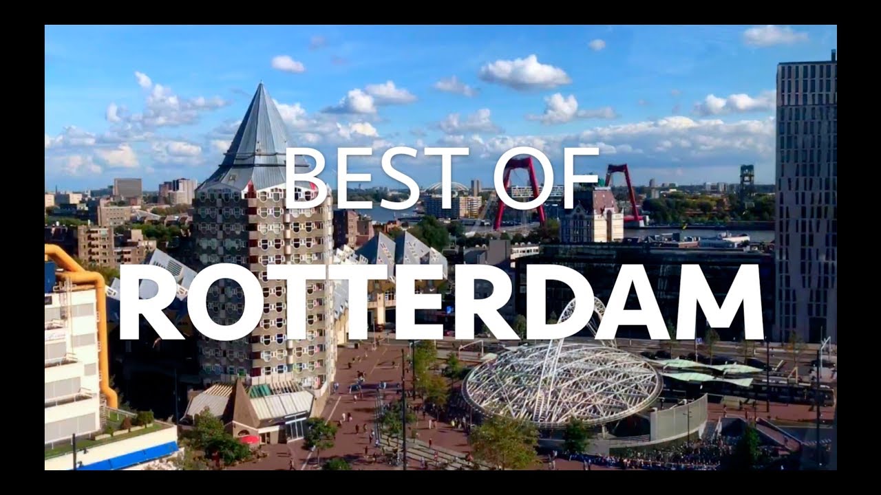 ROTTERDAM drone 4K NETHERLANDS NEDERLAND TIMELAPSE UHD - YouTube