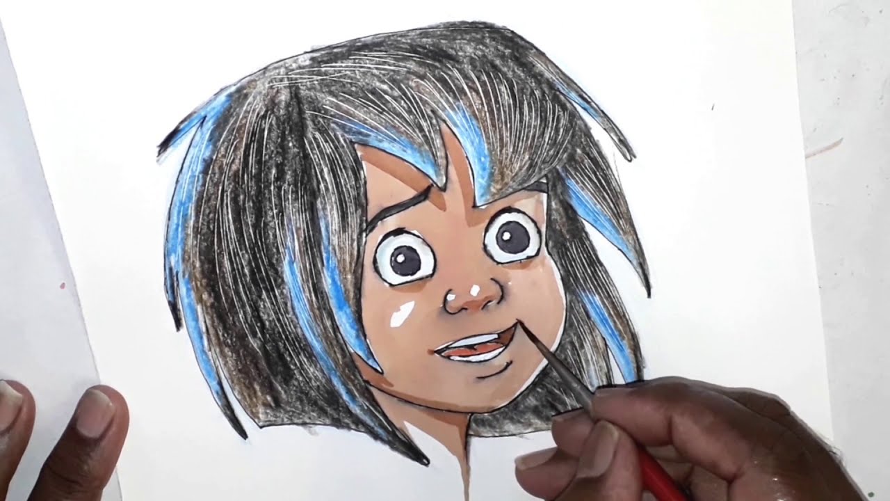 How To Draw Jungle Book Mowgli Drawing and Coloring Step By Step ...