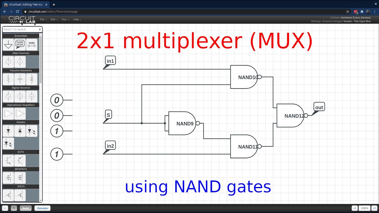 2x1 MUX What s A Multiplexer Built And Explained From 3 NAND Gates