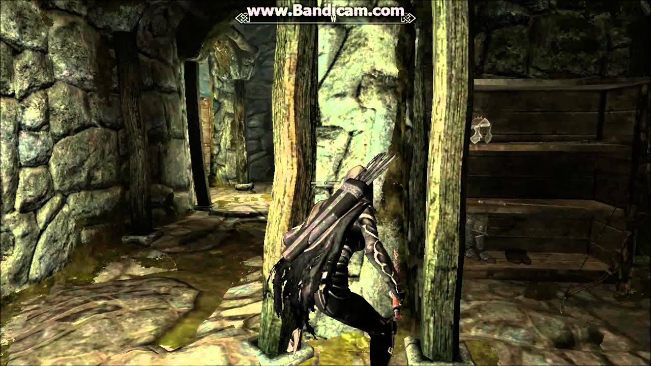 Skyrim Nightblade Assassin Clearing Treva's Watch pt2 - YouTube