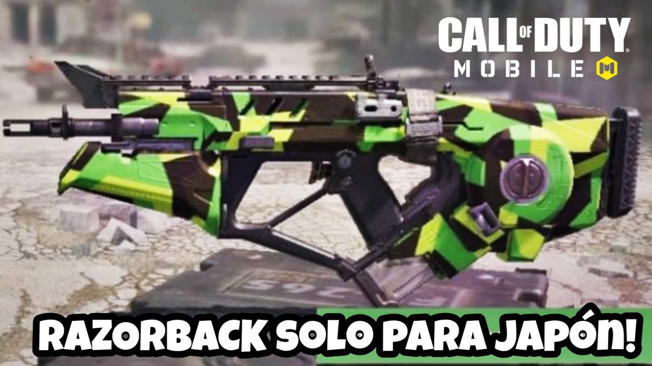 REGALAN LA RAZORBACK EXCLUSIVA SOLO PARA JAPON! | COD MOBILE (se puede ...