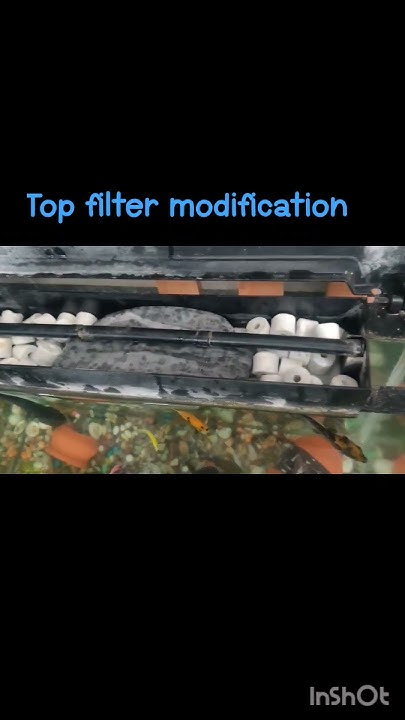 Top filter modified with Ceramic rings and Active carbon along with sponge - YouTube