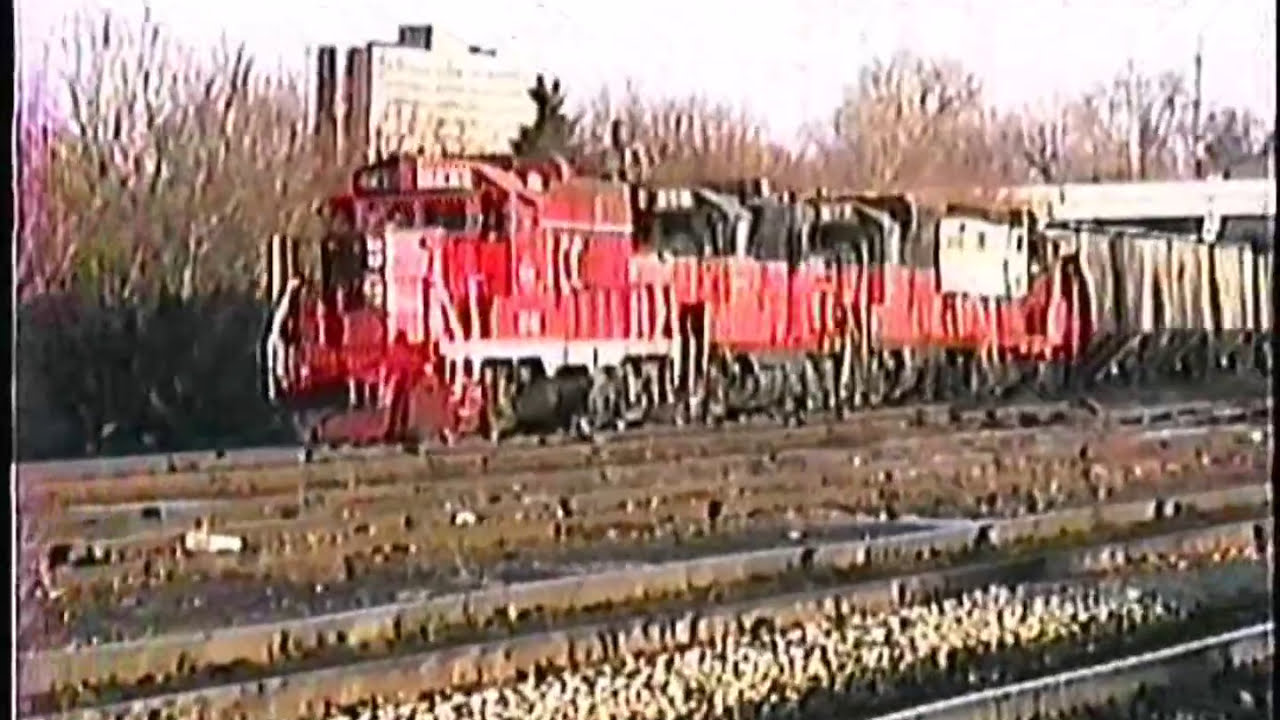 12 minutes of Chicago Central & Pacific train footage from 1988 in and ...