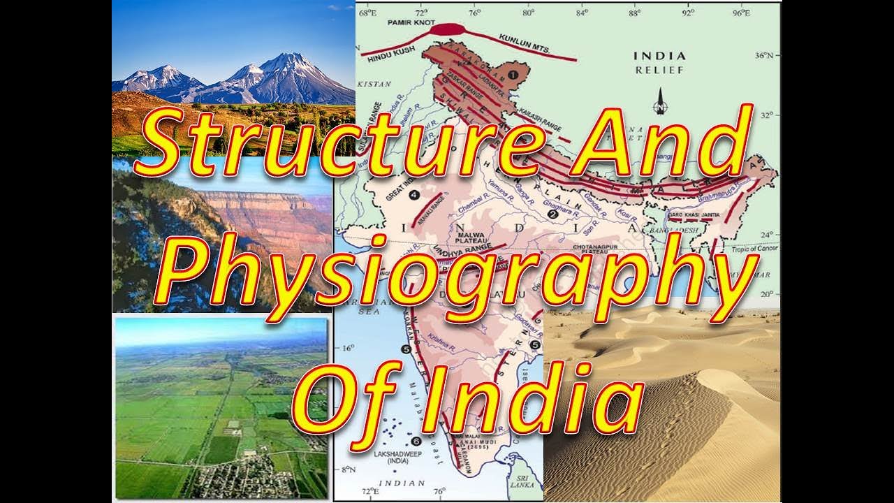 structure and physiography of india | भारत की संरचना एवं भ्वाकृति ...