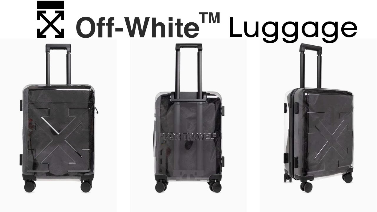 UNBOXING OFF-WHITE LUGGAGE | NO TALK - YouTube