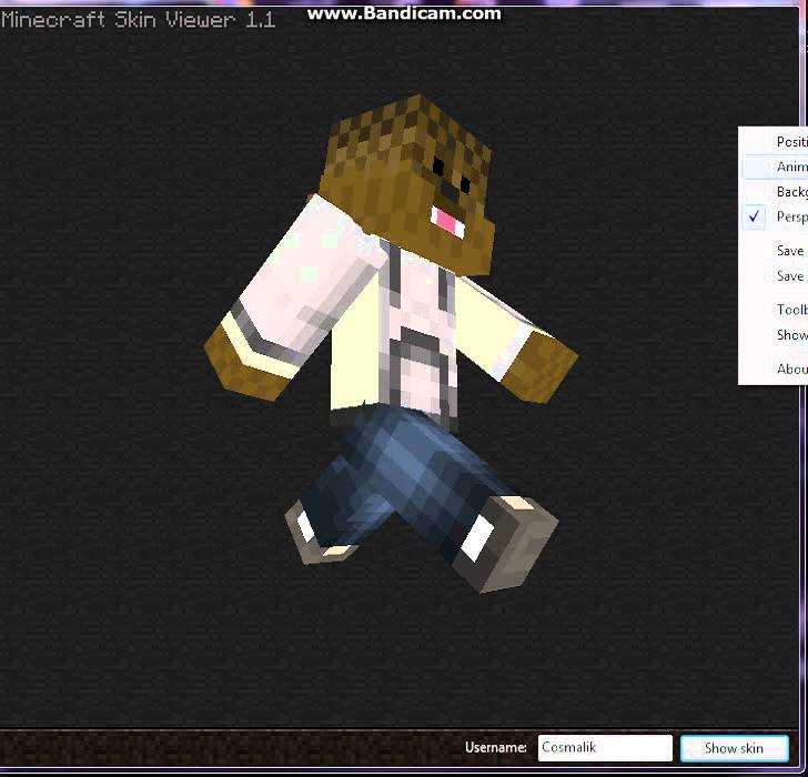 Minecraft Skin Viewer Part 2 (users:SkythekidRS@Cosmalik - YouTube