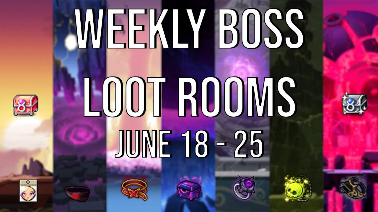 [GMS Kronos] Weekly Boss Loot Rooms (June 18-25) - YouTube
