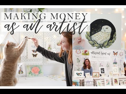 14 Ways to Make MONEY with Your Art & Art Business - YouTube