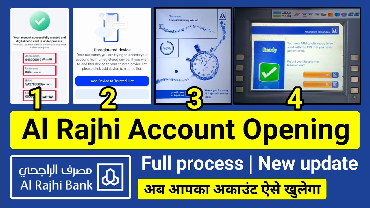 Al Rajhi Bank Account Opening Online | Al Rajhi Open New Account Online ...