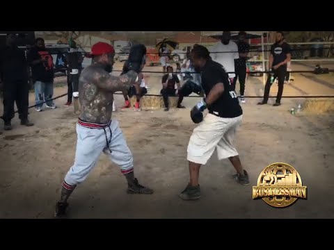 Mighty Mouse Vs RJ(Coach PitBull) @ PitBull Boxing/Mighty Mouse UFL ...