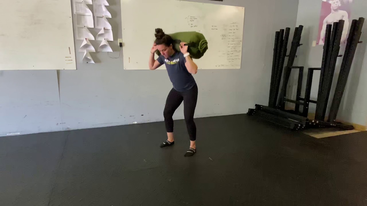 Sandbag Back Squat - YouTube