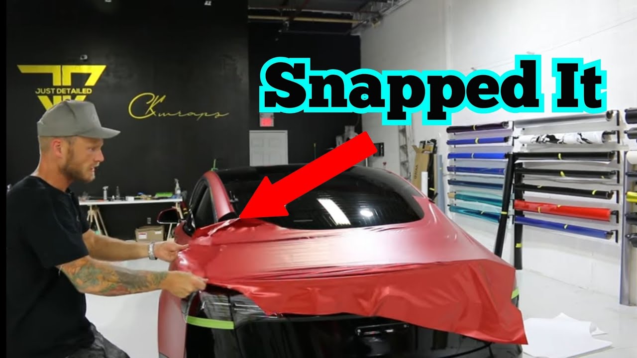 I Snapped It - Tesla Model 3 Trunk Vinyl Wrap - Very Hard & Detailed ...