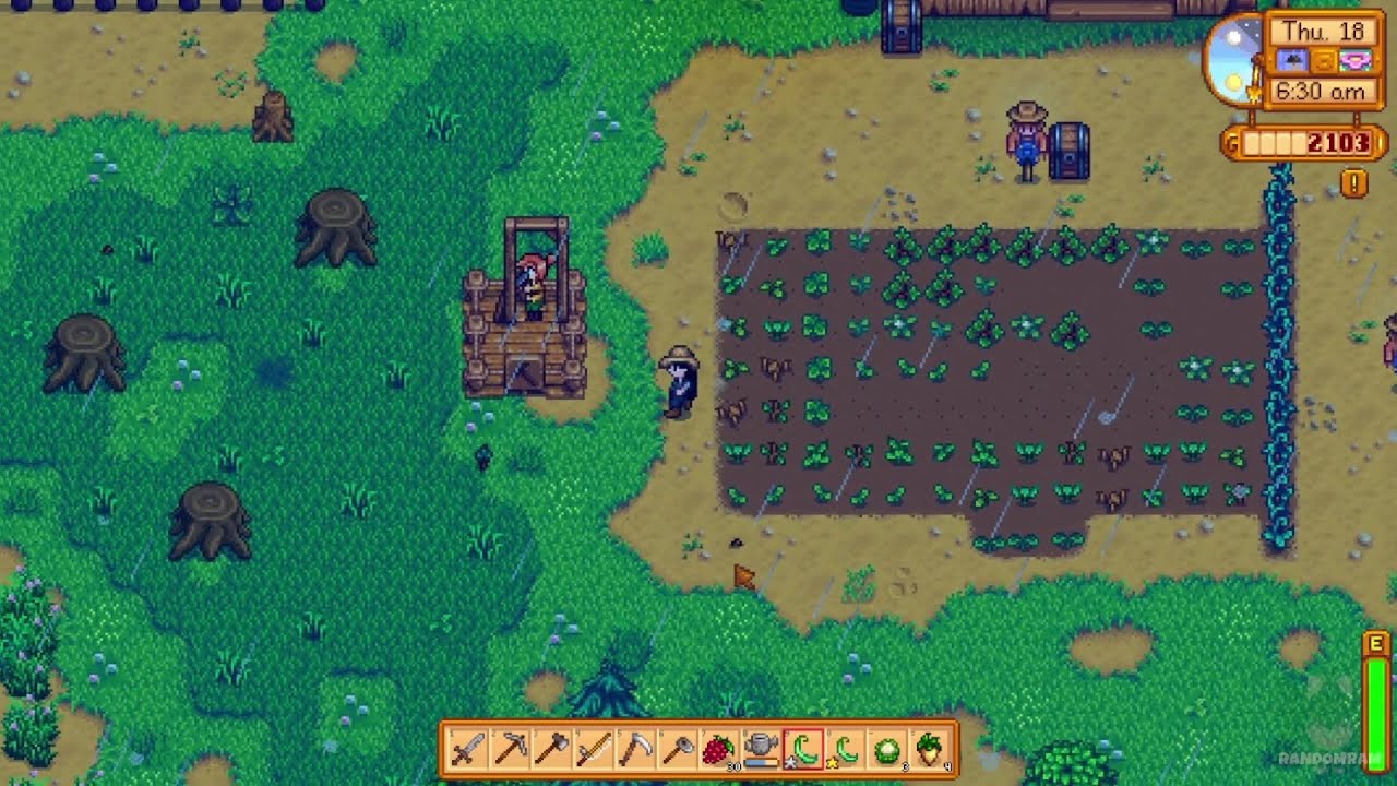 how to build a well for a close water supply for your can in stardew ...