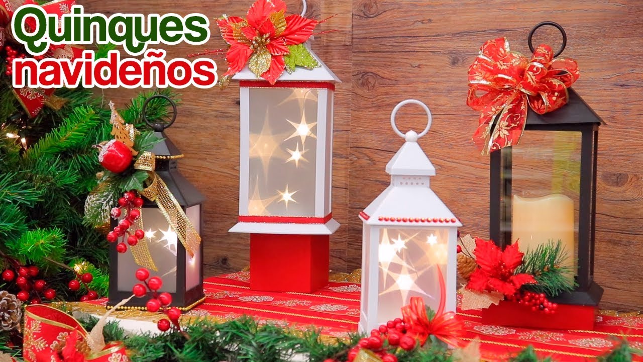 Cómo hacer quinques de navidad - YouTube