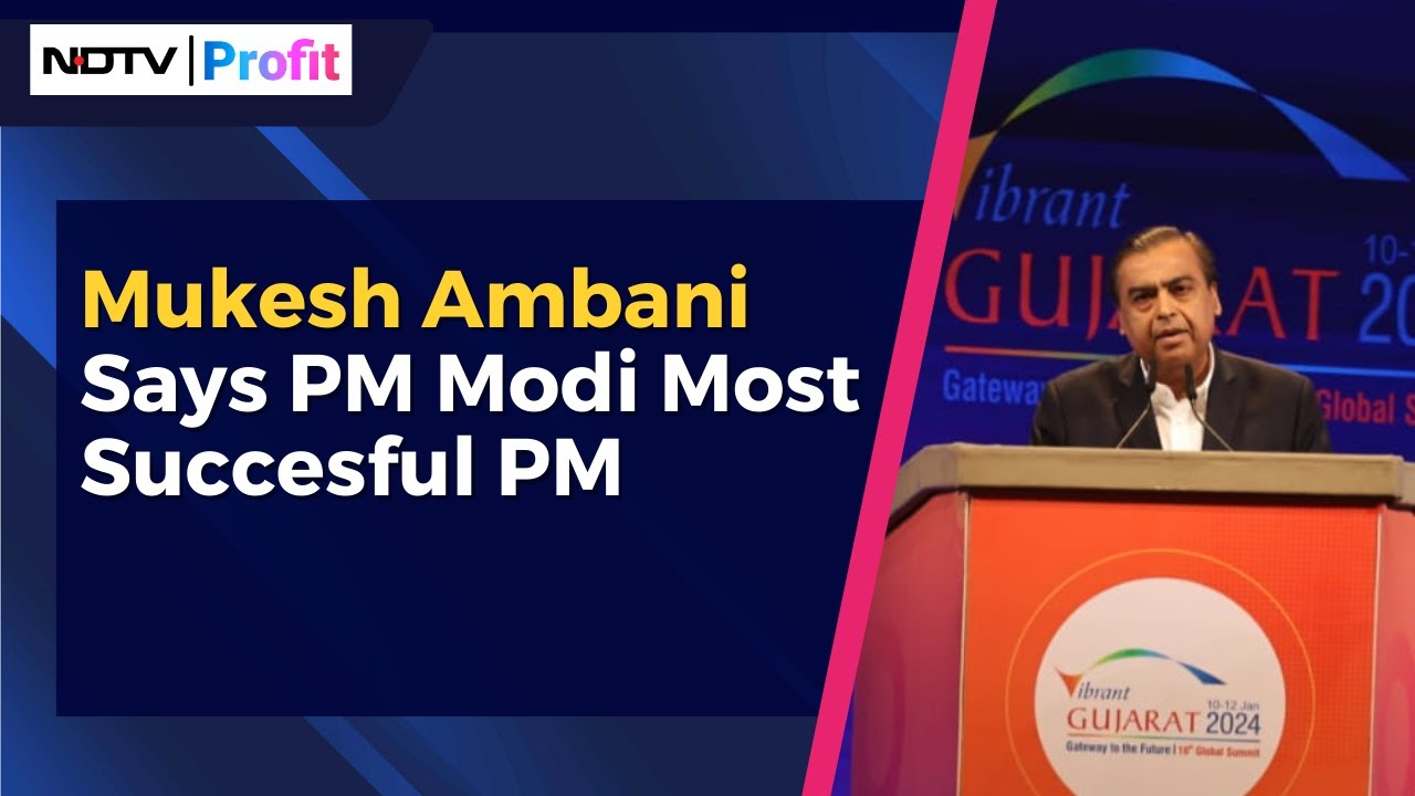 Narendra Modi India's Most Successfull PM: Mukesh Ambani | Vibrant ...