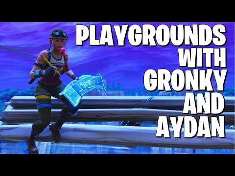 Playground 1v1s with Ghost Aydan and Gronky (I GOT ROASTED)