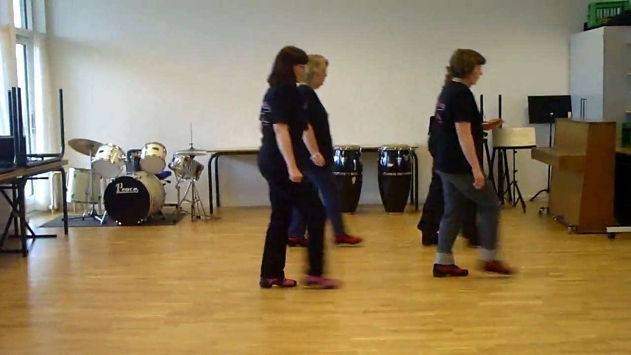 Dance the night away line dance - YouTube