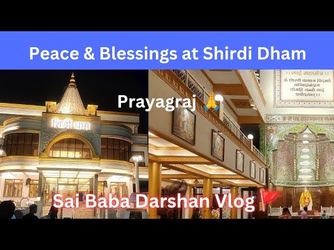 Sai Baba Mandir | Shirdi Dham Prayagraj Darshan 🛕| Divine & Peaceful ...