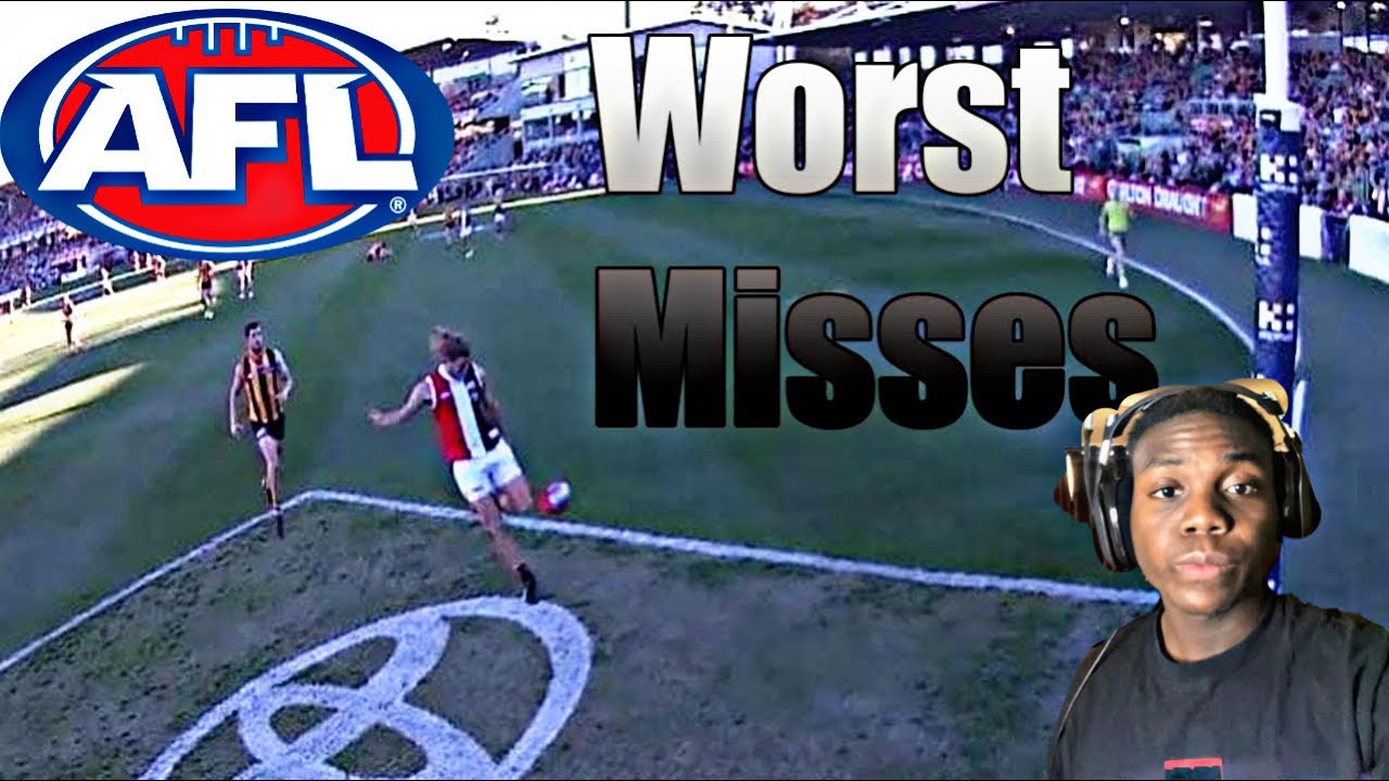 AFL WORST MISSES EVER!! AFL Reaction - YouTube
