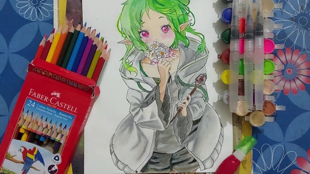 How to draw sylphiette speed draw #mushokutensei - YouTube