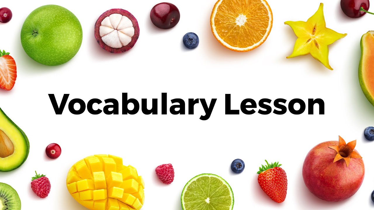 Vocabulary Lesson Video Template - YouTube