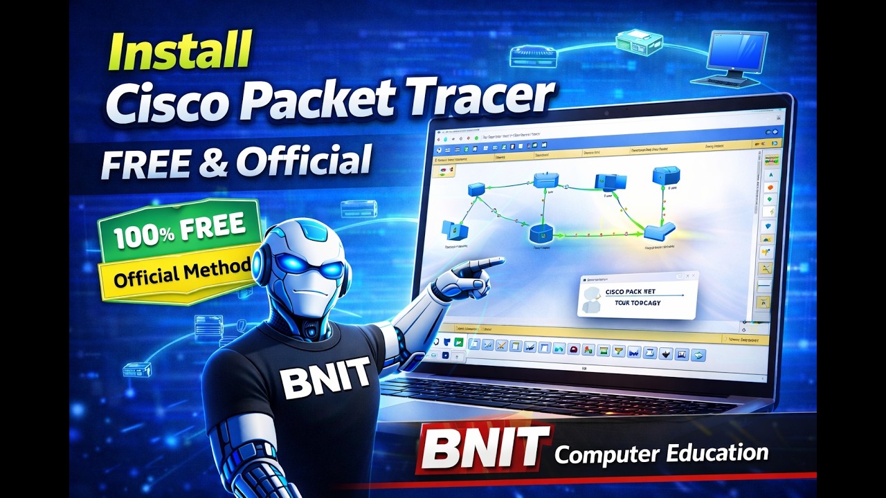 How to Install Cisco Packet Tracer for FREE #ccna #ccnatraining # ...