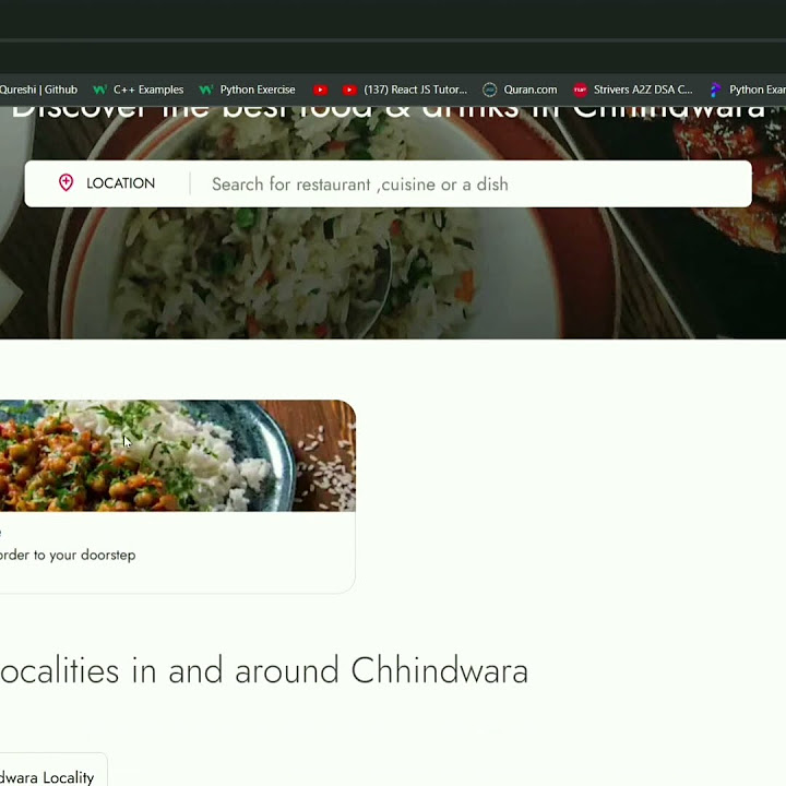 Zomato Web Clone Made With Pure Html And Css Shorts Youtube