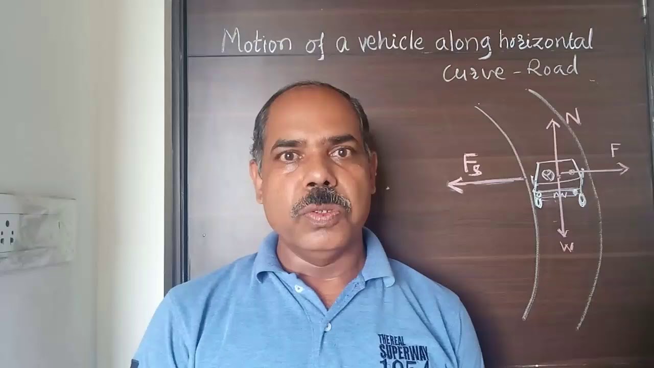 Rotational dynamics - Motion of a vehicle along horizontal curve path ...